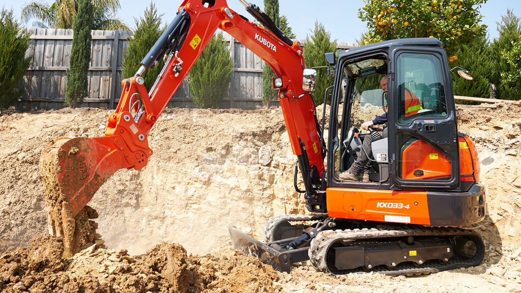 Kubota KX033-4 Compact Excavator | Powerful | AHS Group
